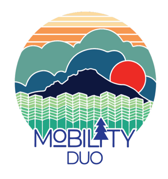 'Rising Sun Logo' - 4" Die Cut Sticker – MobilityDuo